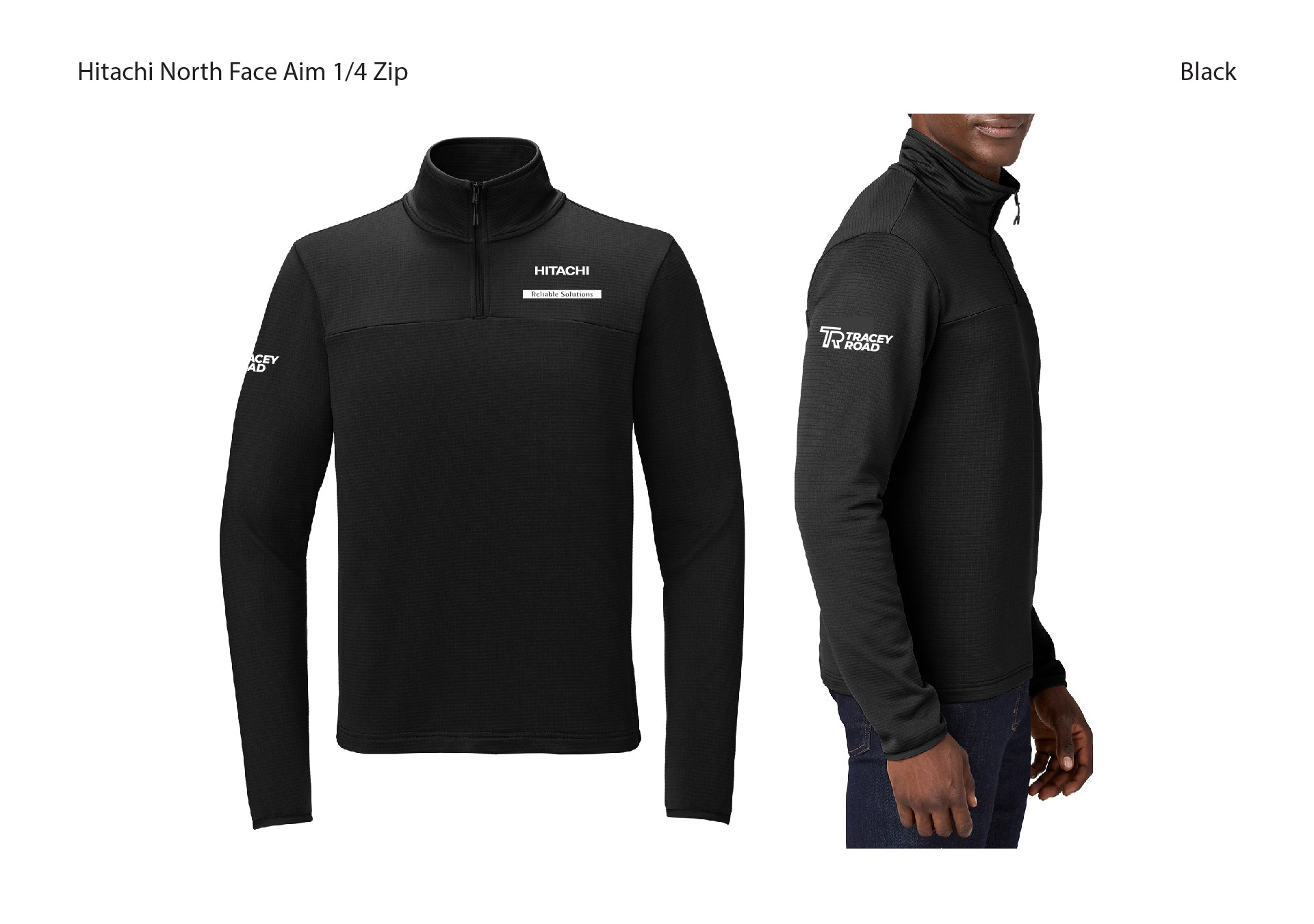 Hitachi North Face Aim 1/4 Zip – Tracey Road Equipment Store
